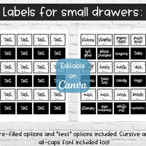 Black and White Spotty Teacher Toolbox Editable on Canva Dotted Teacher ...