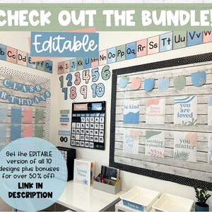 Coastal Boho Theme Birthday Display | Calm Ocean Printable Birthday ...