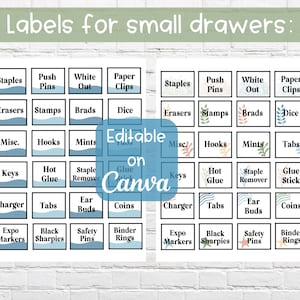 Coastal Boho Teacher Toolbox Editable on Canva Calm Ocean Vibes Teacher ...