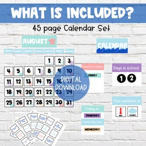 Ocean Theme Classroom BUNDLE! | Editable on Canva | Digital Download ...