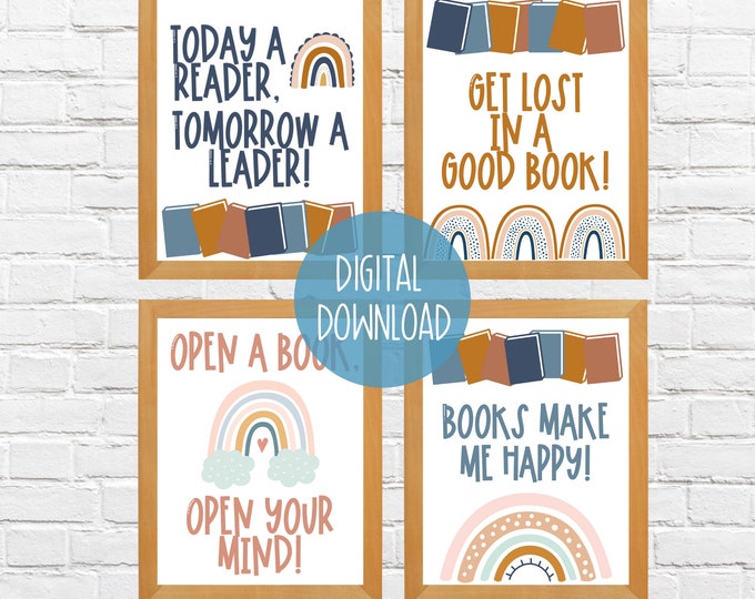 Positive Affirmations Boho Rainbow Theme | Boho Rainbow Decor ...