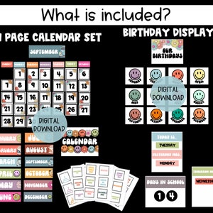 Retro Groovy MEGA BUNDLE Digital Download Boho Retro Classroom Decor ...