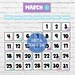 Ocean Theme Classroom Calendar DIGITAL DOWNLOAD Printable Classroom ...