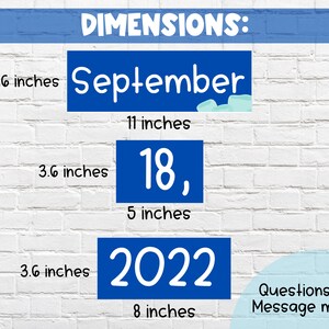 Ocean Theme Classroom Flip Calendar | DIGITAL DOWNLOAD | Printable ...