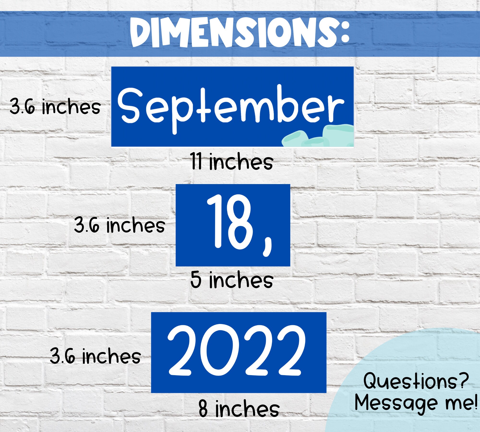 Ocean Theme Classroom Flip Calendar DIGITAL DOWNLOAD - Etsy