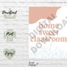 Coastal Boho Classroom Signs DIGITAL DOWNLOAD Beach Boho Classroom ...
