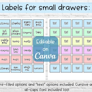 Modern Pastel Theme Teacher Toolbox | Editable on Canva | Pastel ...