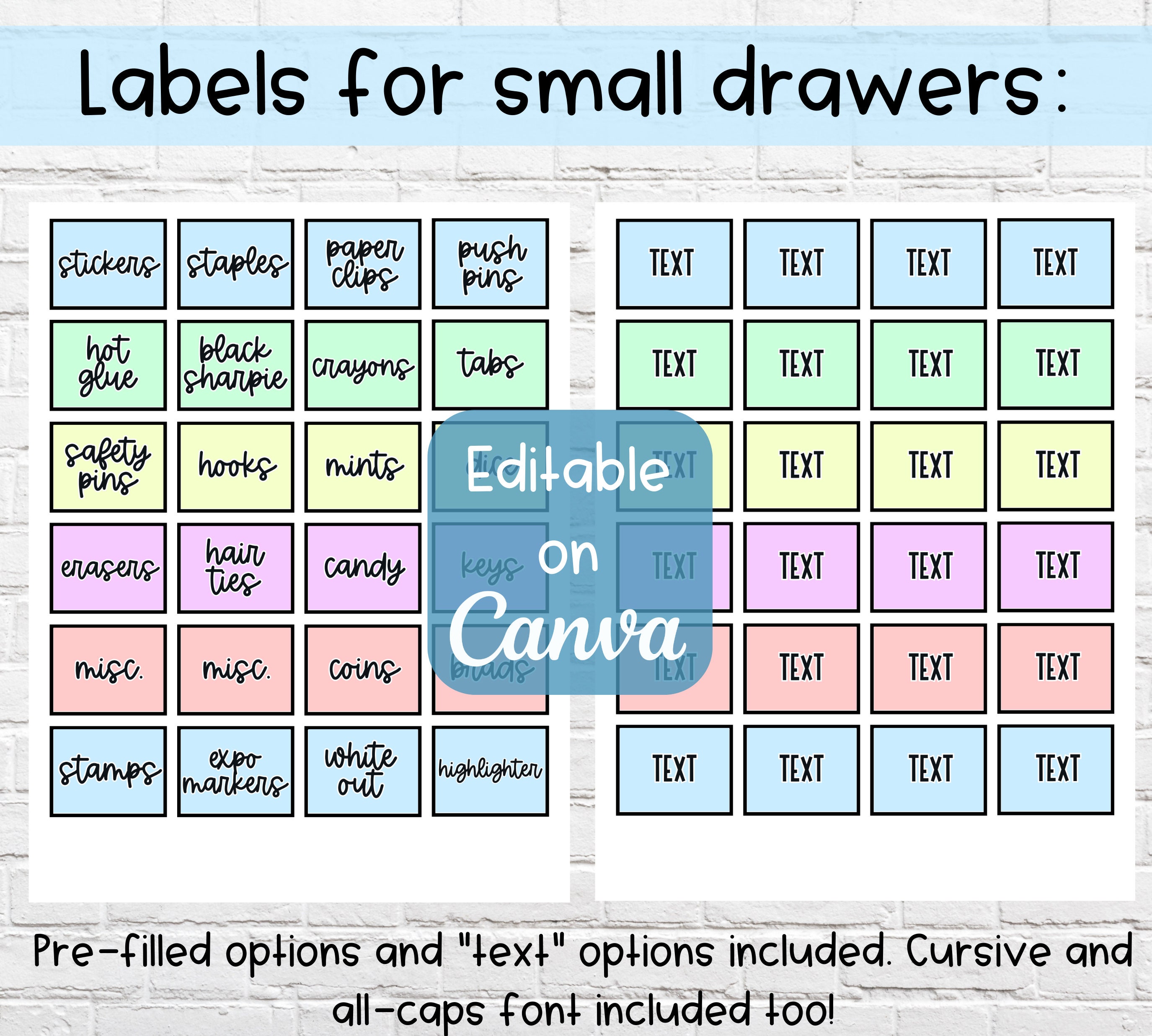 Modern Pastel Theme Teacher Toolbox | Editable on Canva | Pastel ...