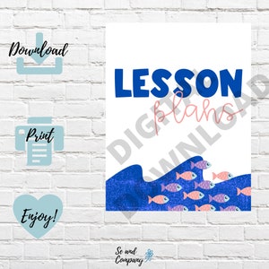 Ocean Theme Binder Covers | Ocean Under the Sea Printable Binder Covers ...