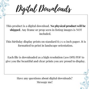 Modern Pastel Theme Birthday Display Pastel Printable Birthday Chart ...