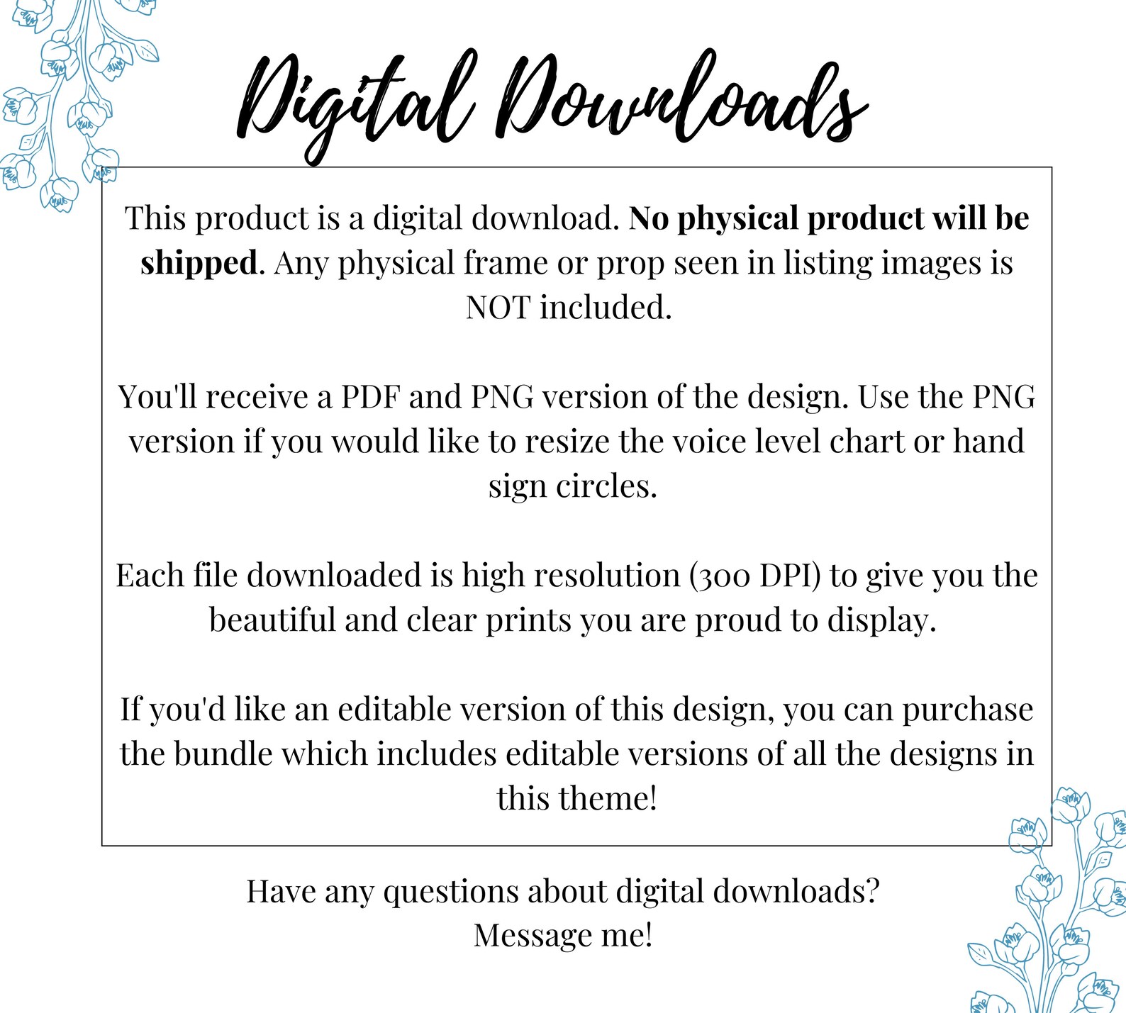 Black and White Spotty Voice Levels & Hand Signals | DIGITAL DOWNLOAD ...