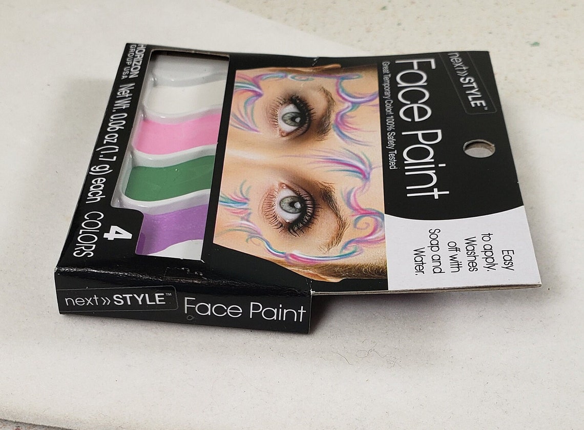 Next Style Face Paint 4 Colors New Horizon Purple/teal/magenta/white - Etsy