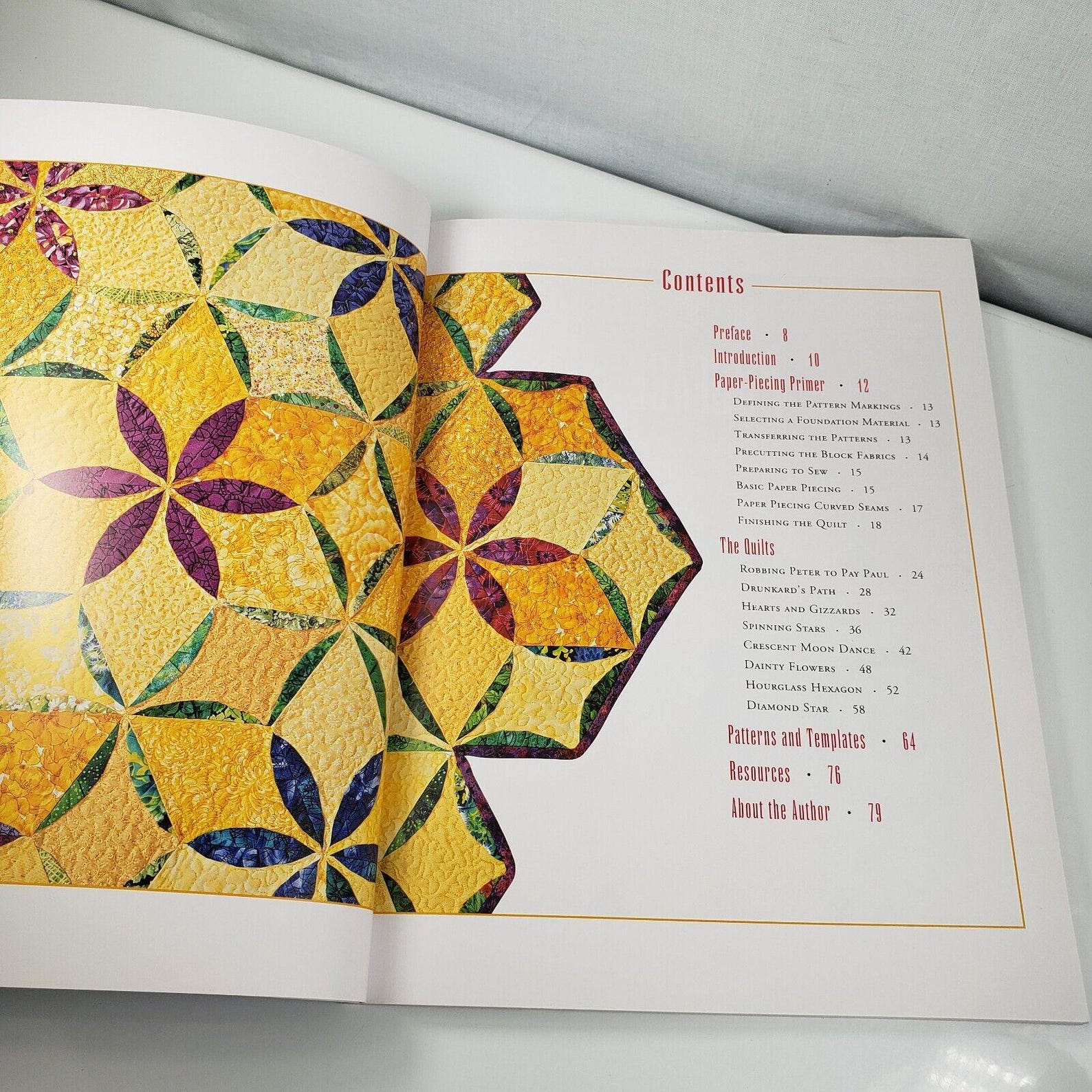 Paper Pieced Curves 8 Quilted Projects by Jodie Davis 2000 Patchwork ...