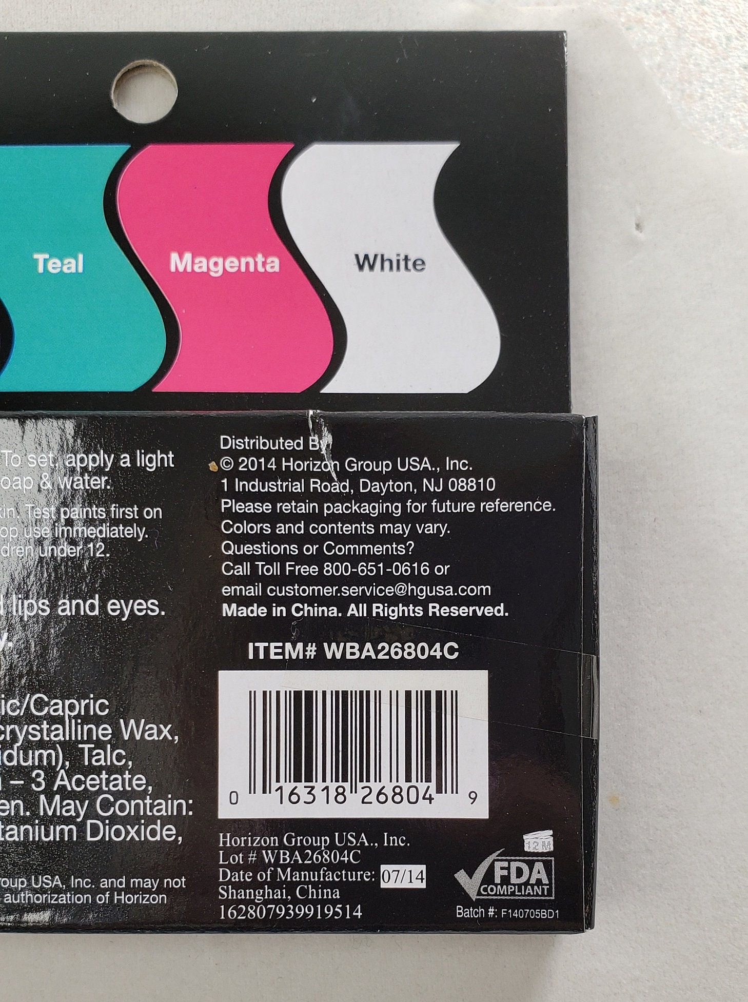 Next Style Face Paint 4 Colors New Horizon Purple/teal/magenta/white - Etsy