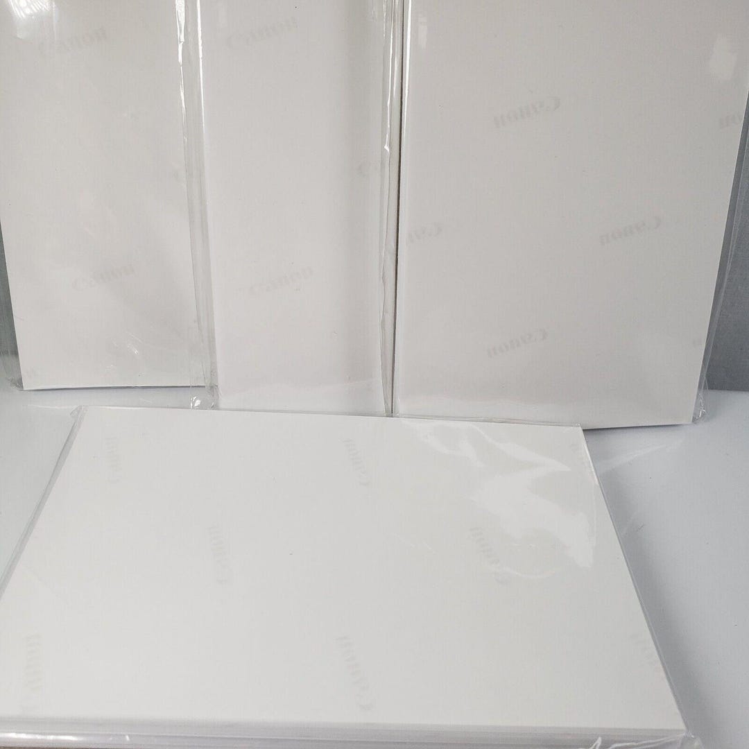 Canon Photo Stock Paper 4X6 Glossy Finish Lot of 4 Packs of 50 in Each ...