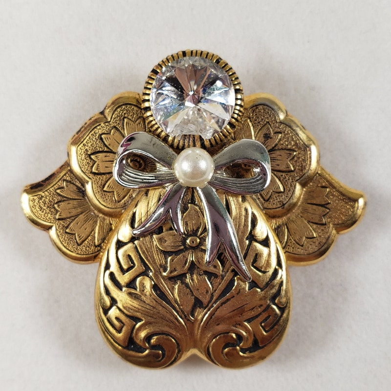 Jane Angel Brooch - Etsy