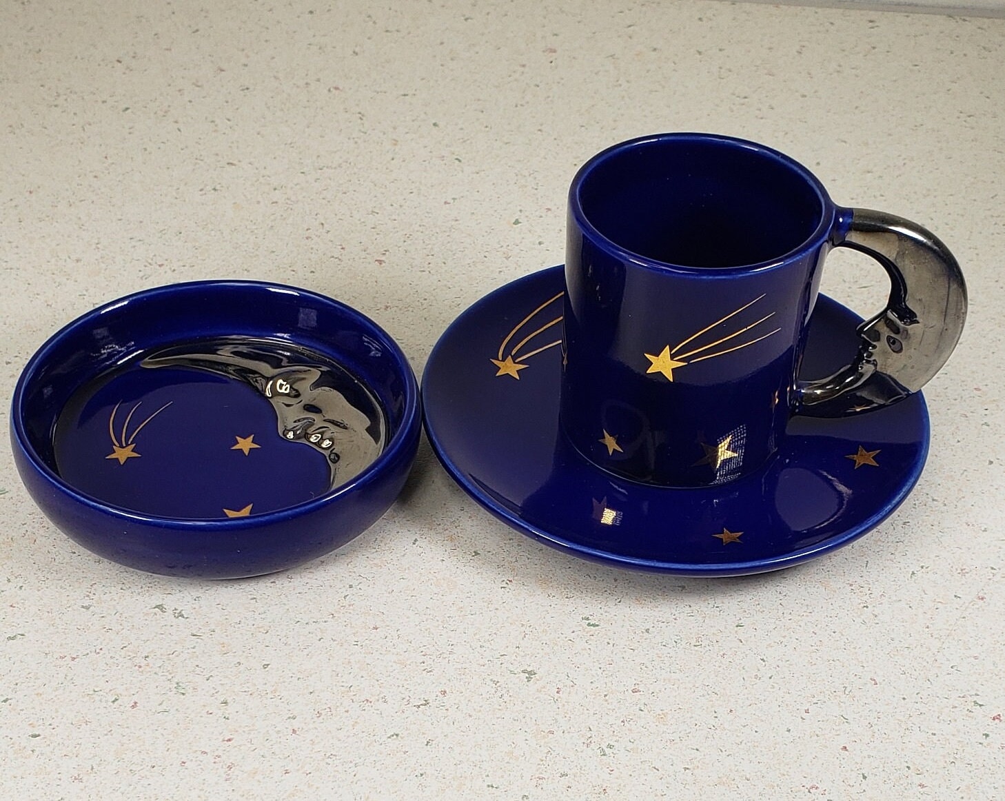 Vintage Vandor Imports 1978 Japan Celestial Moon & Star Set - Etsy