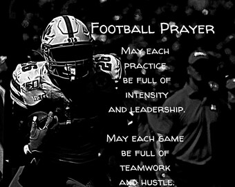 Football Prayer | Etsy