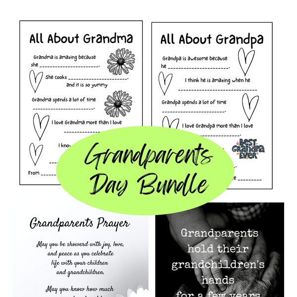 Grandparents Day Printable - Etsy