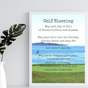 Golfer Gifts PRINTABLE - Golfer Birthday - Golfer Christmas Gift - Golf ...