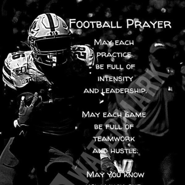 Football Prayer - Etsy