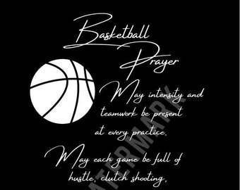 Basketball Prayer - Etsy