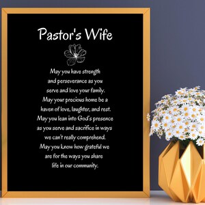 Gift for Pastor's Wife - Pastor's Wife Appreciation Gift - Ministry ...