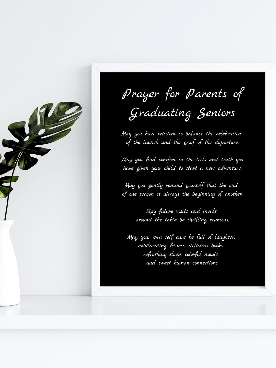 Gift for Parents of Graduating Seniors - Prayer for Empty Nesters ...