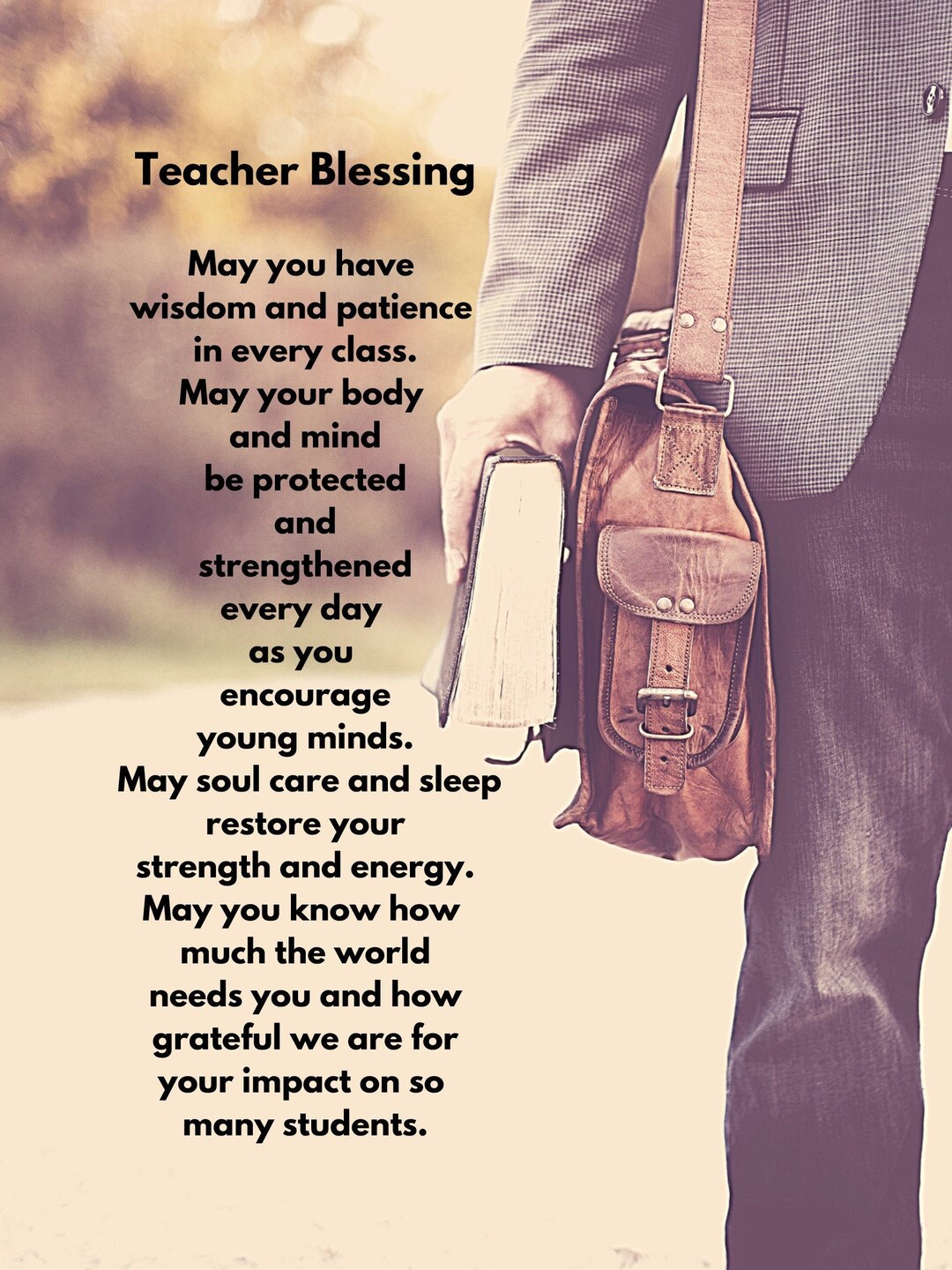 Teacher Appreciation PRINTABLE Gift End of the Year Teacher Gift ...