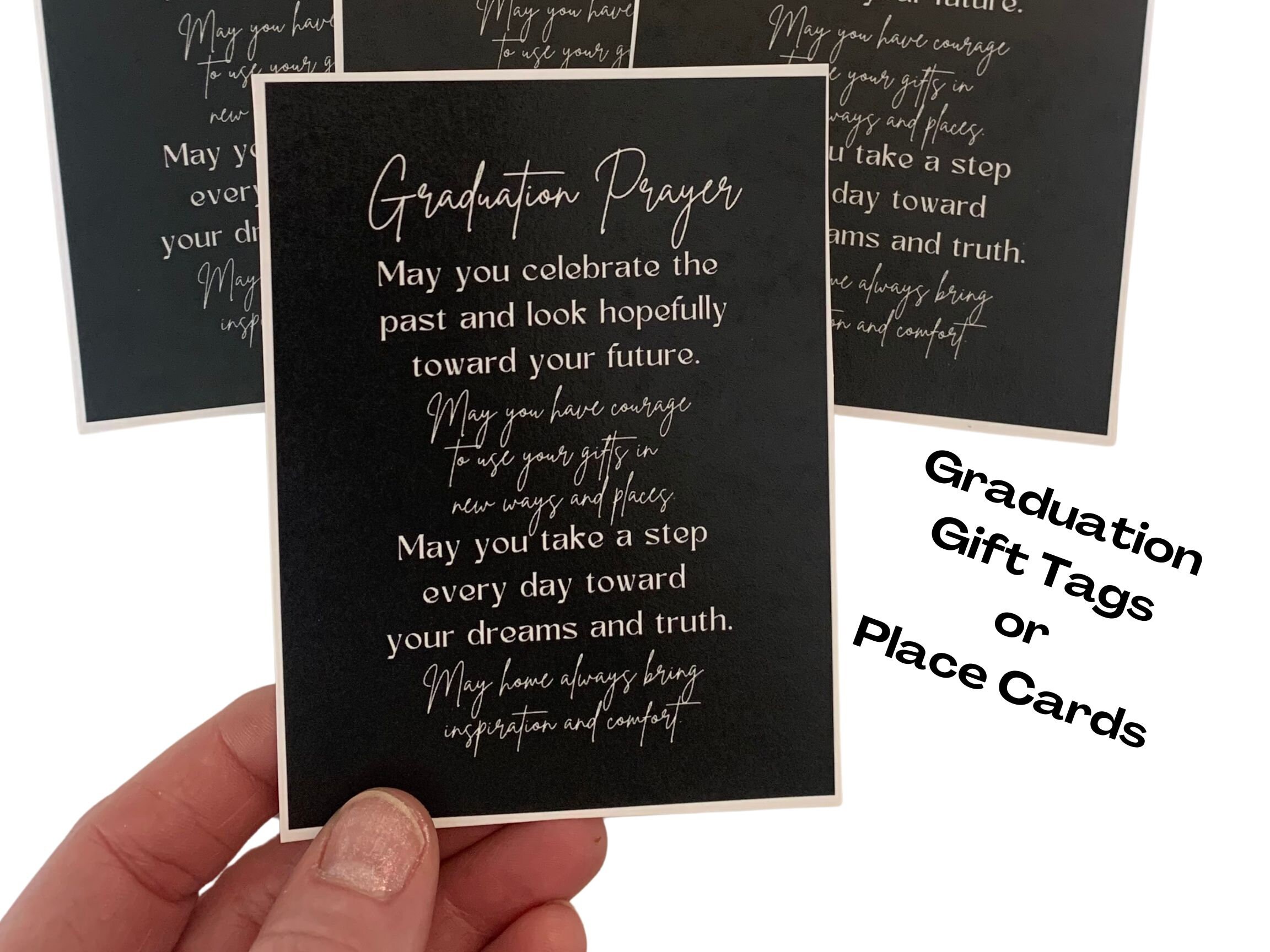Graduation Gift Tag Instant Printable Customizable Gift Tags Class of ...