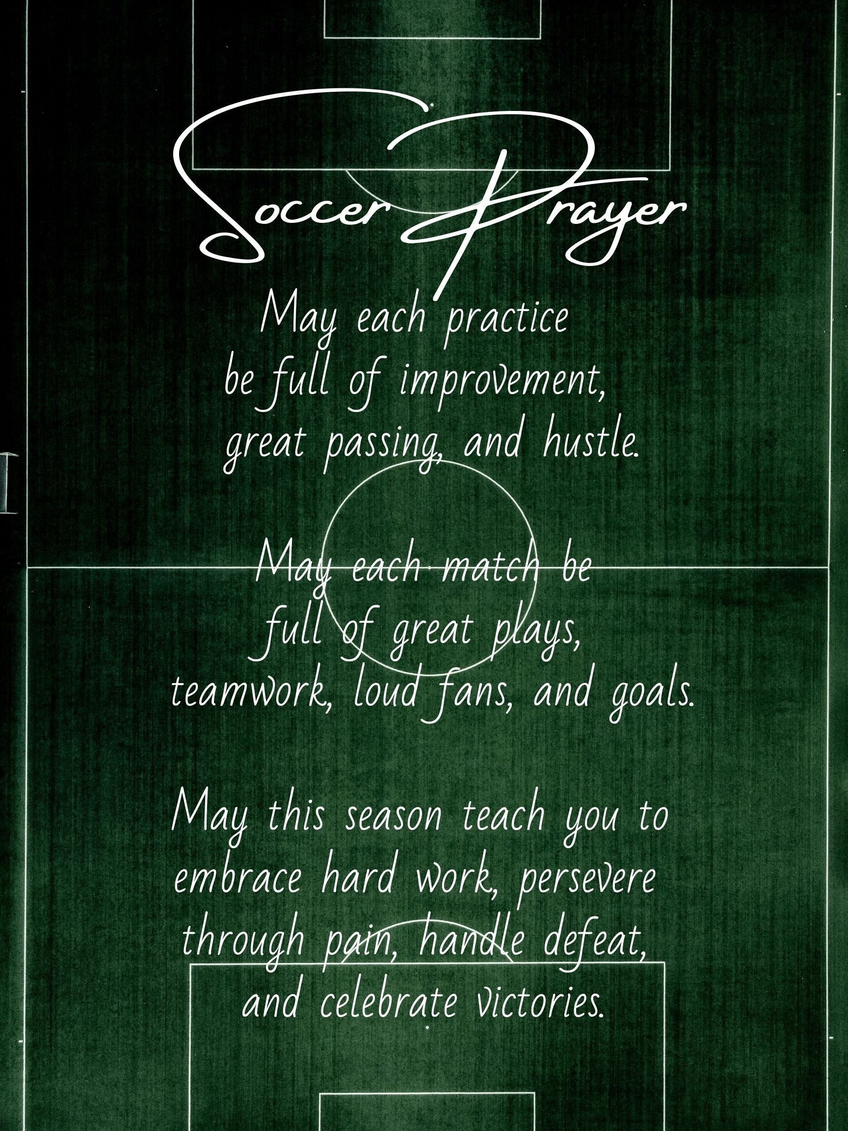 Soccer Coach Prayer Rhyming Prayer For Young Athletes Digital