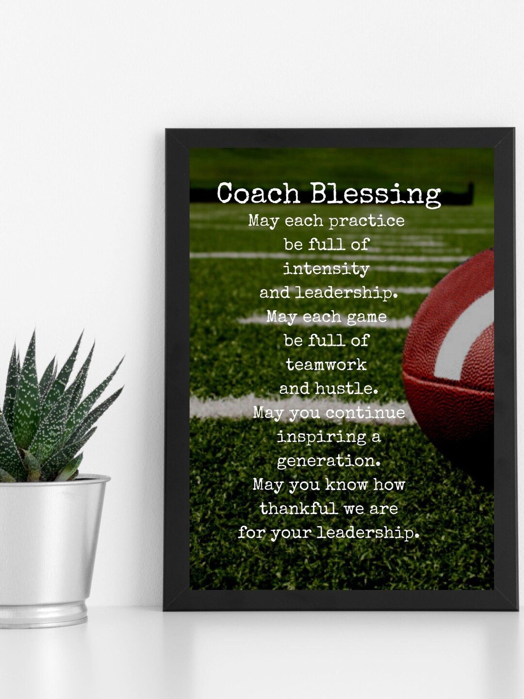 Football Coach Gifts PRINTABLE -gift for Football Coach - Football ...