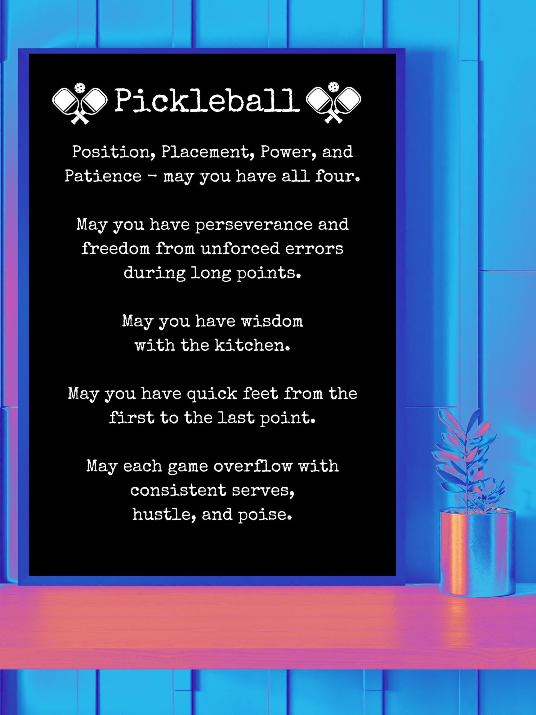 Gifts for Pickleball Lover, Pickleballer Gifts, Pickleball Prayer ...