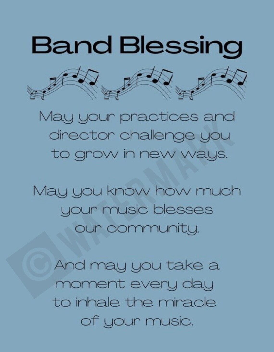 Personalized Marching Band PRINTABLE Gift School Band Gift - Etsy