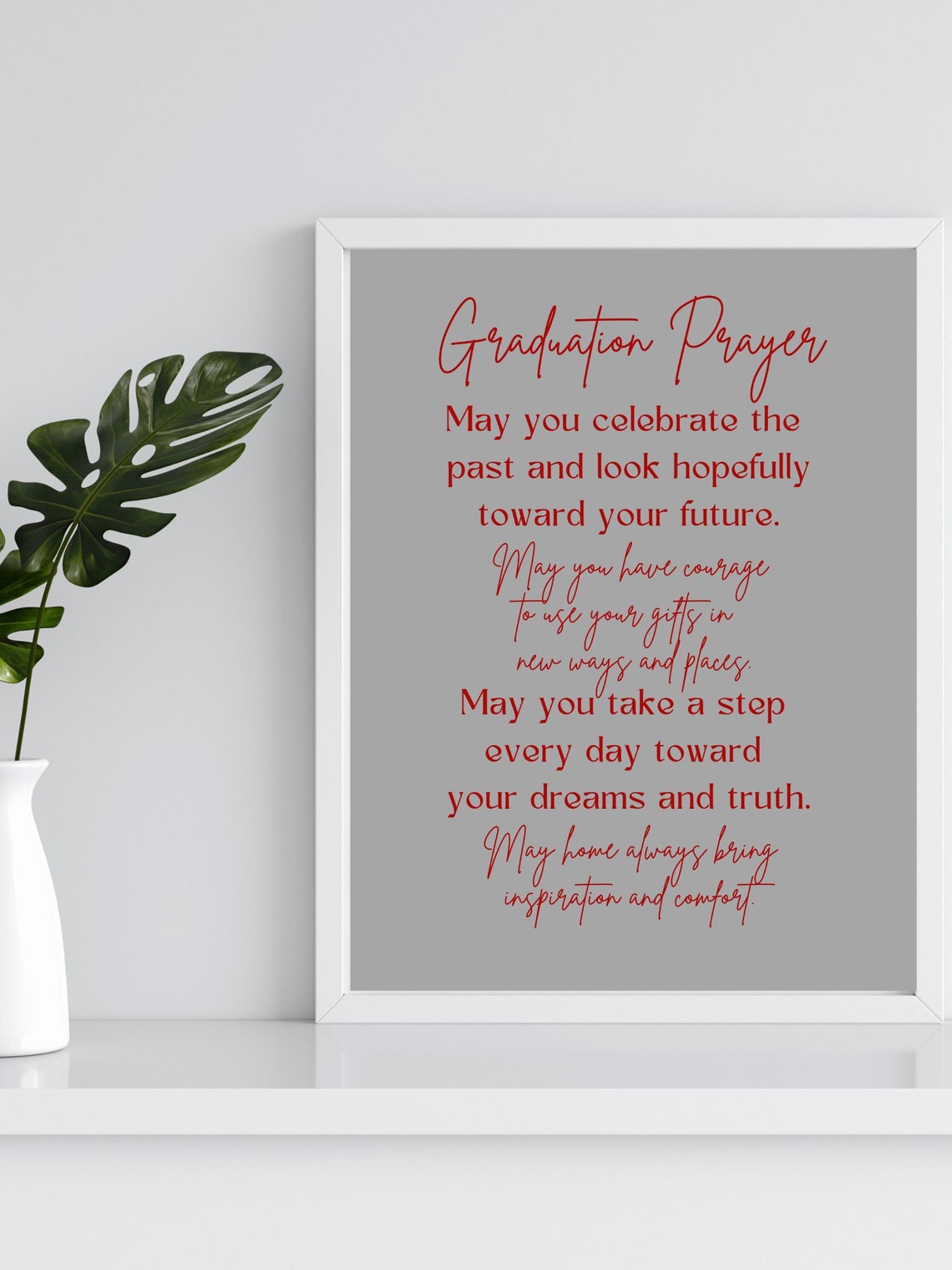 Graduation Gift Customized PRINTABLE - Prayer for Graduate - School ...