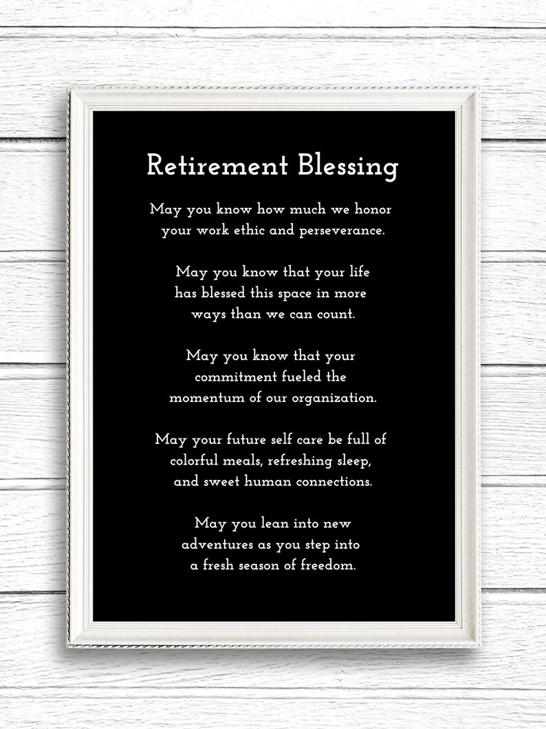 Retirement Gift Retirement Printable Instant Download Happy Retirement ...