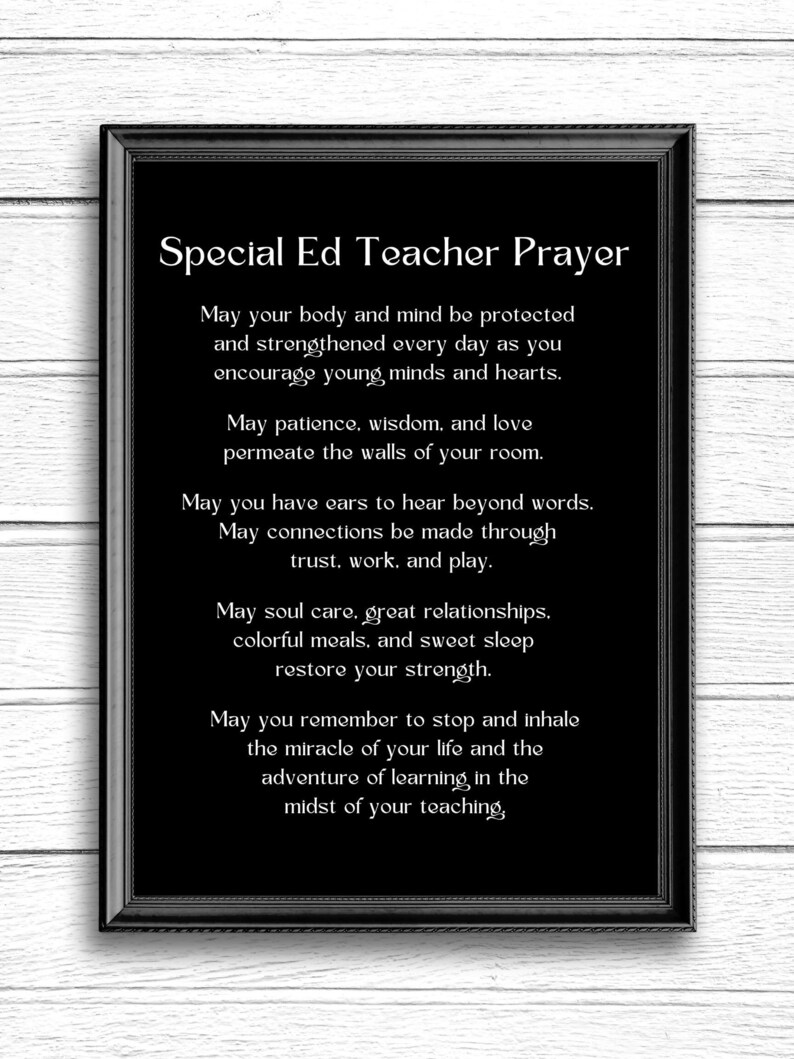 Special Education Teacher Gift SPED Gift for Appreciation Thank You ...