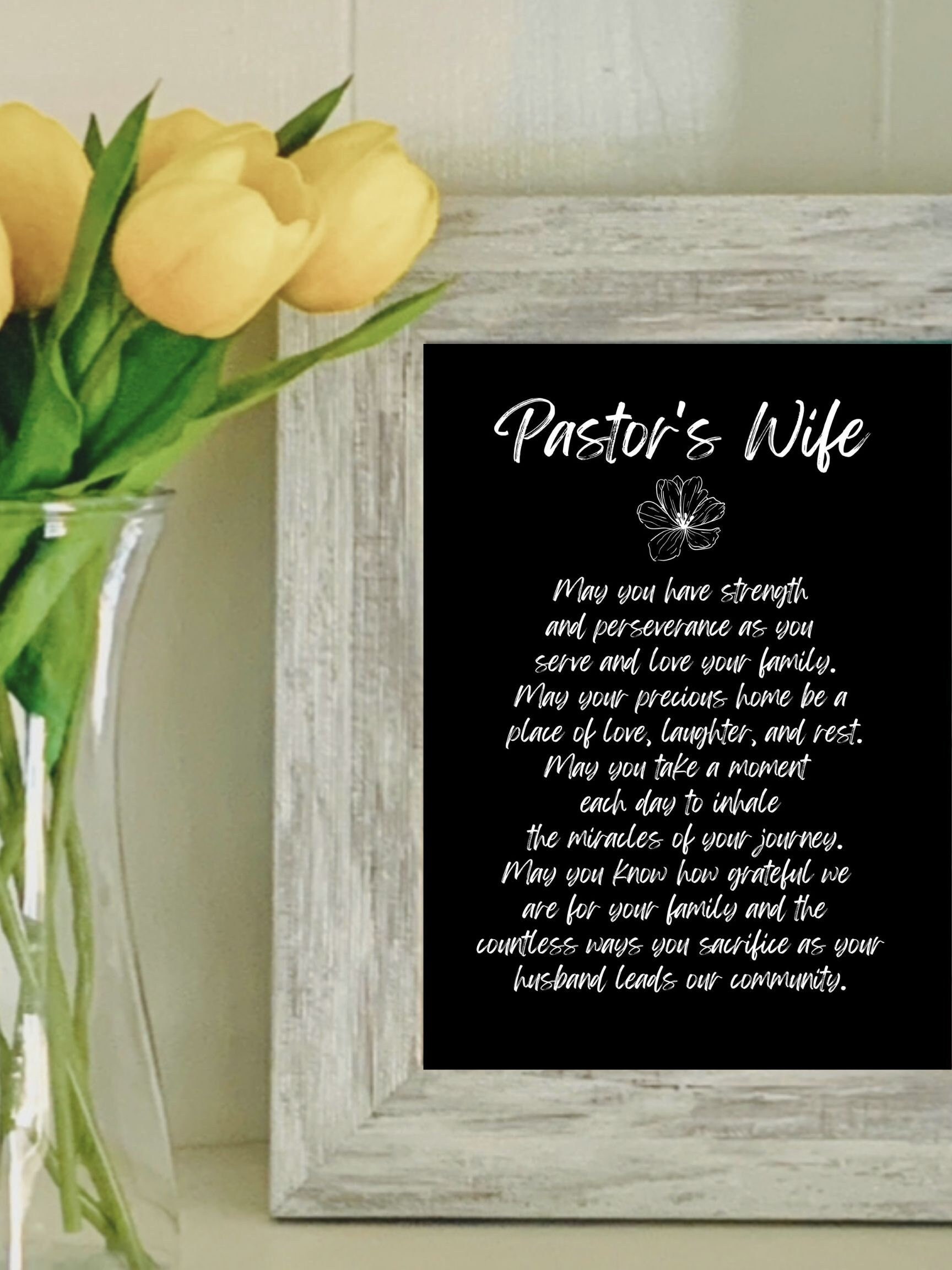 Pastors Wife T Ideas Printable Pastors Wife Thank You Pastor