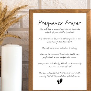 Pregnancy Gift - Maternity Gifts - New Mom Gift - Mother Blessing ...