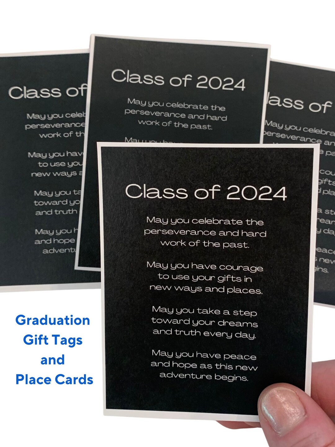 Printable Graduation Gift Tags or Place Cards Personalized Graduation ...