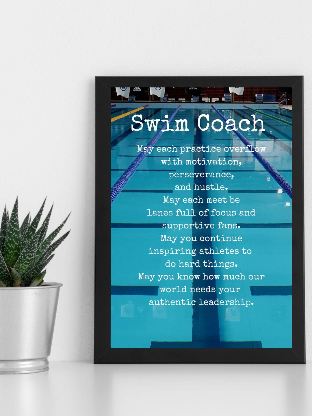 Swim Coach Gifts PRINTABLE , Gift for Swim Coach, Swim Coach Prayer ...