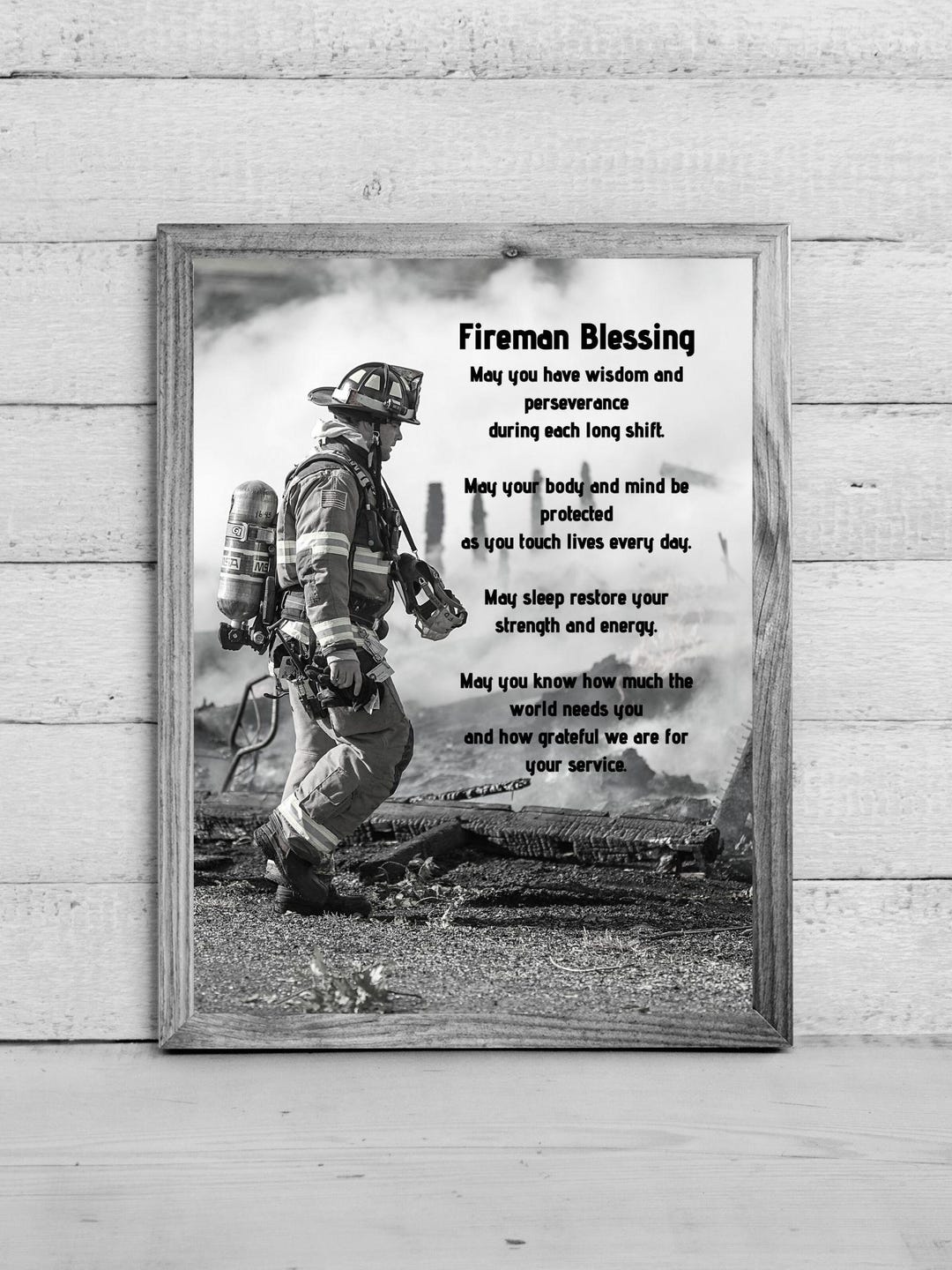 Fireman Appreciation Gift - Firemen Gift Personalization Option ...