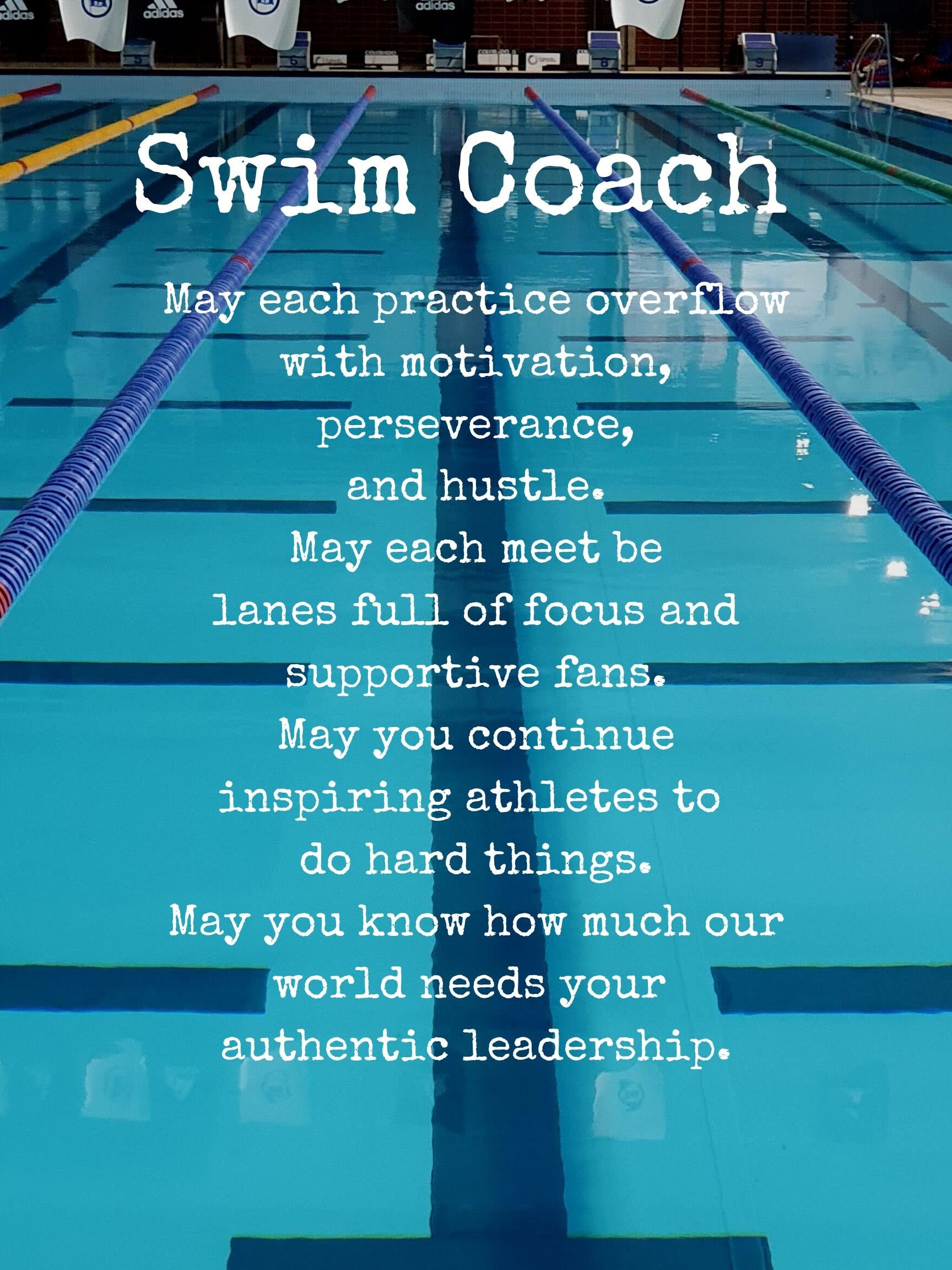 Swim Coach Gifts PRINTABLE , Gift for Swim Coach, Swim Coach Prayer ...