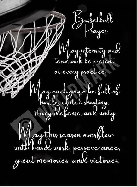 Basketball Players Prayer