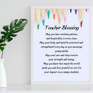 Teacher Appreciation Gift - Student Letter Template (digital Download ...