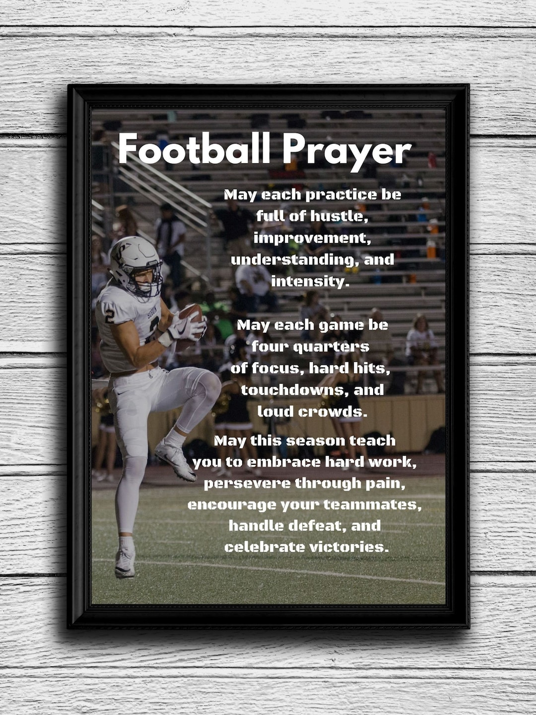 Personalized Football Gifts for Players PRINTABLE Custom Football Gift ...