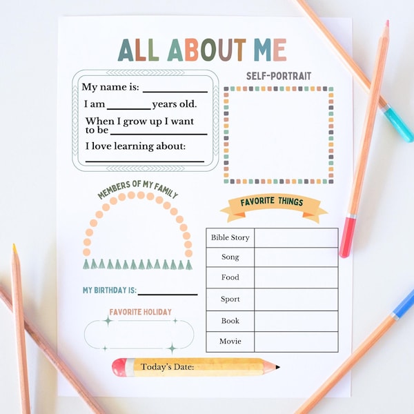 All About Me Croc Craft Activity Back to School, Get to Know Me, First ...