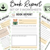 Book Report Choice Board Menu: Book Report Template for Any Book ...