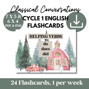 Classical Conversations Cycle 1 English Flashcards Cycle 1 English ...