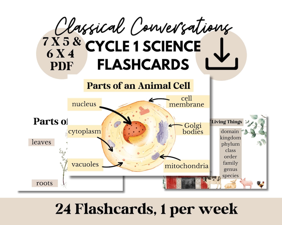 Classical Conversations Cycle 1 Science Flashcards Cycle 1 Science ...